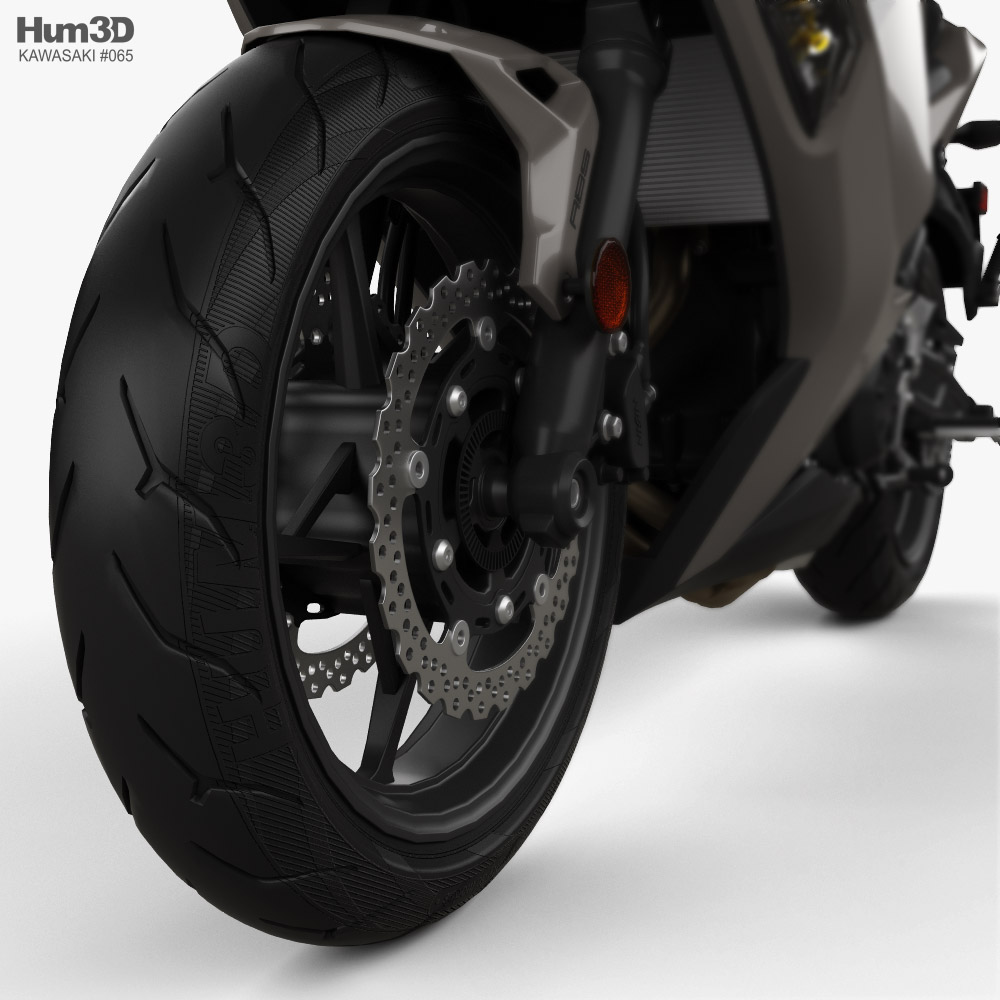 Kawasaki Ninja 650 2021 3D model - Download Motorcycle on 3DModels.org
