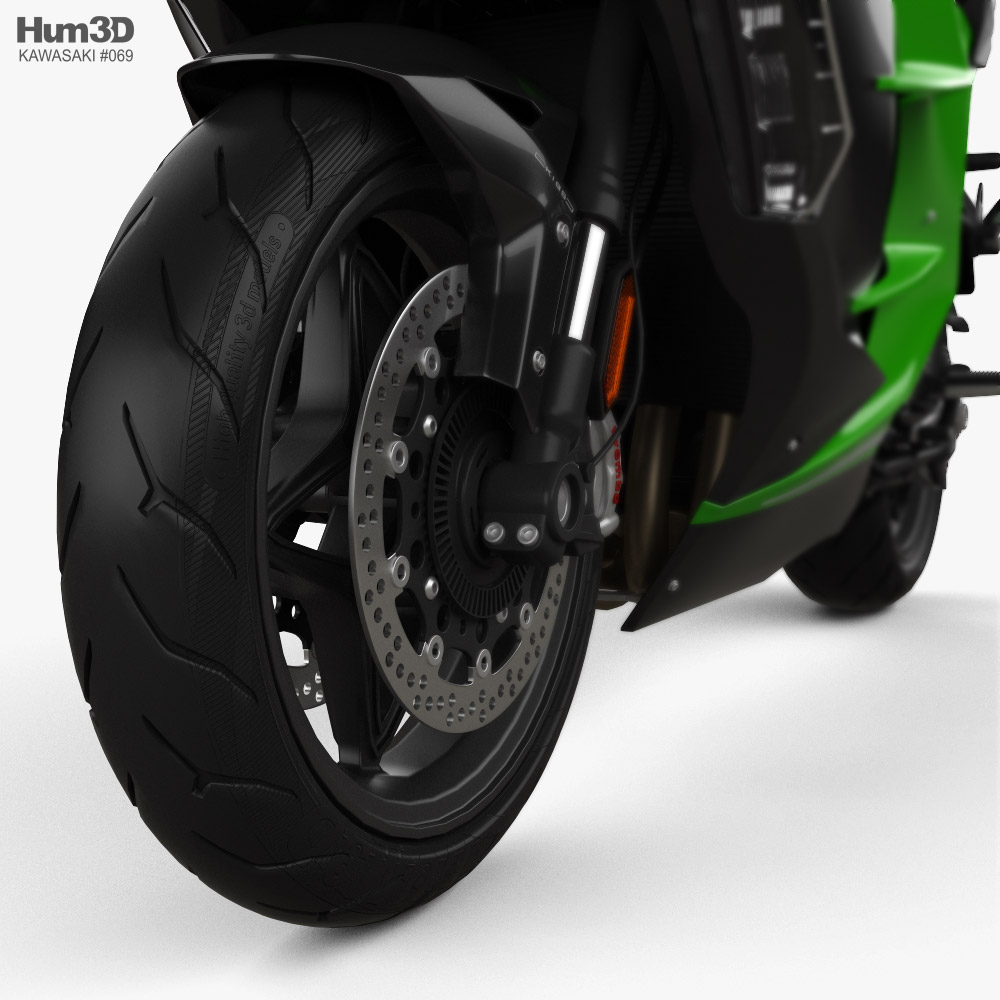 Kawasaki Ninja H2 SX 2025 3D model - Download Motorcycle on 3DModels.org