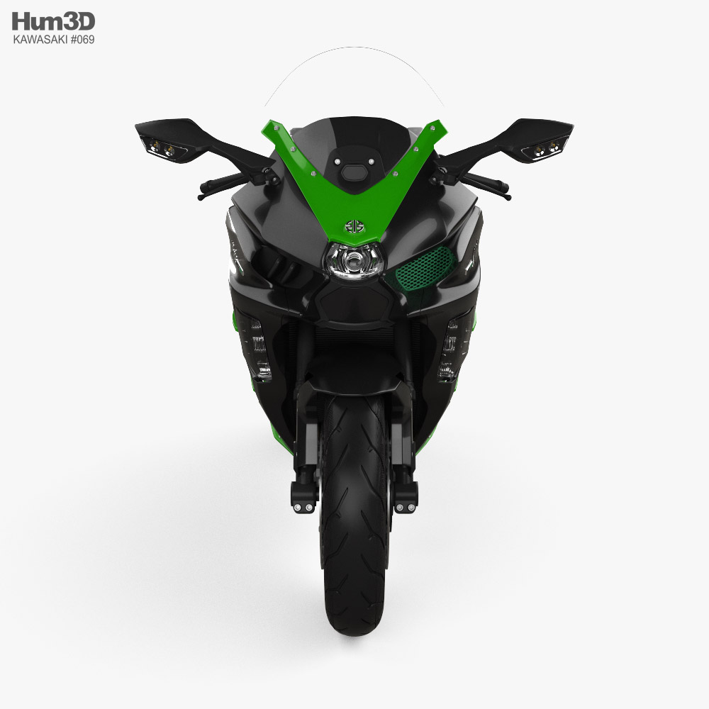 Kawasaki Ninja H2 SX 2025 3D model - Download Motorcycle on 3DModels.org