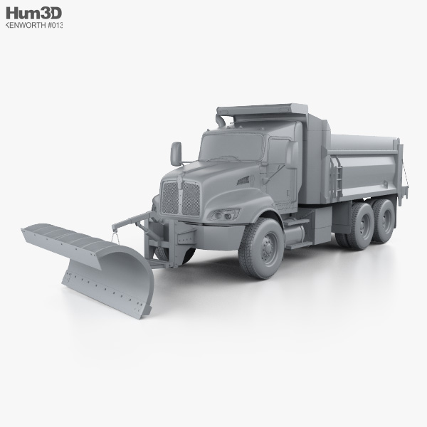 Kenworth T470 Road Cleaner Truck 3-axle 2016 3D model - Download Truck ...