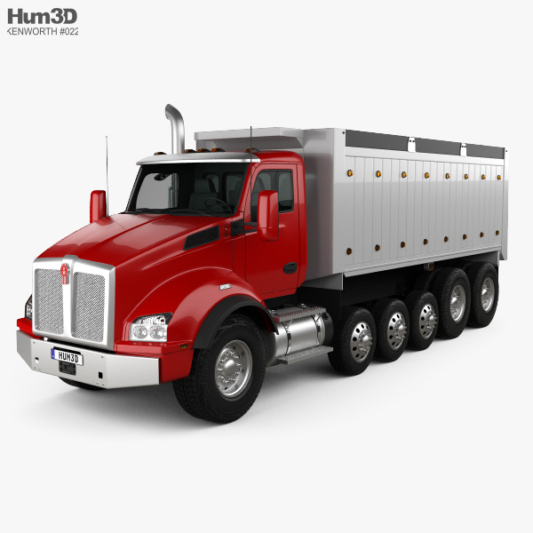 6-axle truck 3D Modeller İndir - 3DModels.org