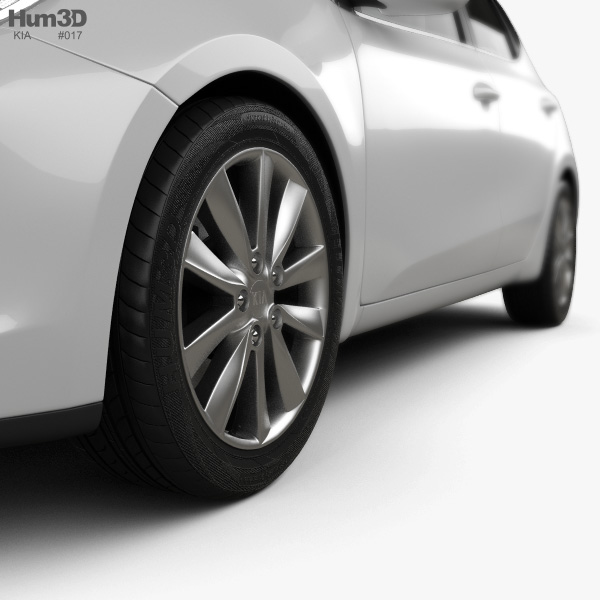 Kia Ceed hatchback 5-door 2014 3D model - Download Hatchback on ...