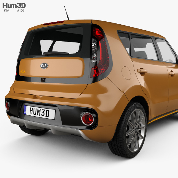 Kia Soul Turbo 2019 3D model - Download Crossover SUV on 3DModels.org