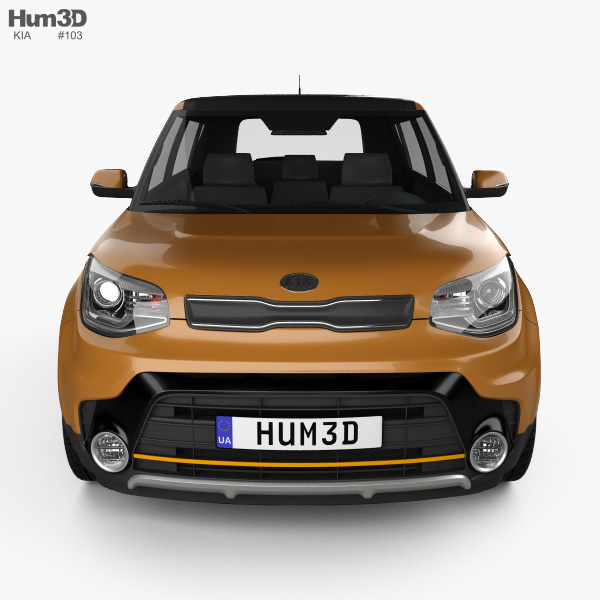 Kia Soul Turbo 2019 3D model - Download Crossover SUV on 3DModels.org