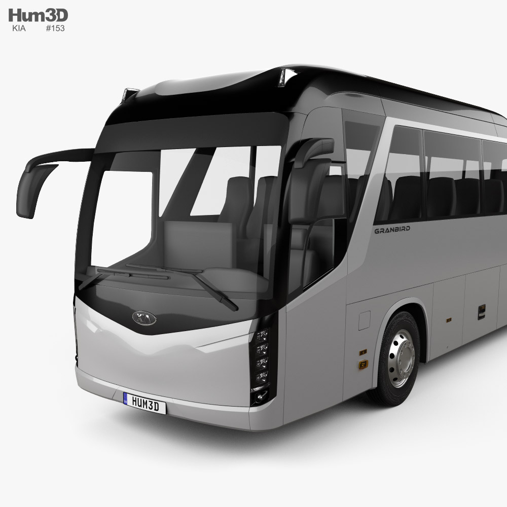 Kia Granbird bus 2021 3D model - Download Bus on 3DModels.org