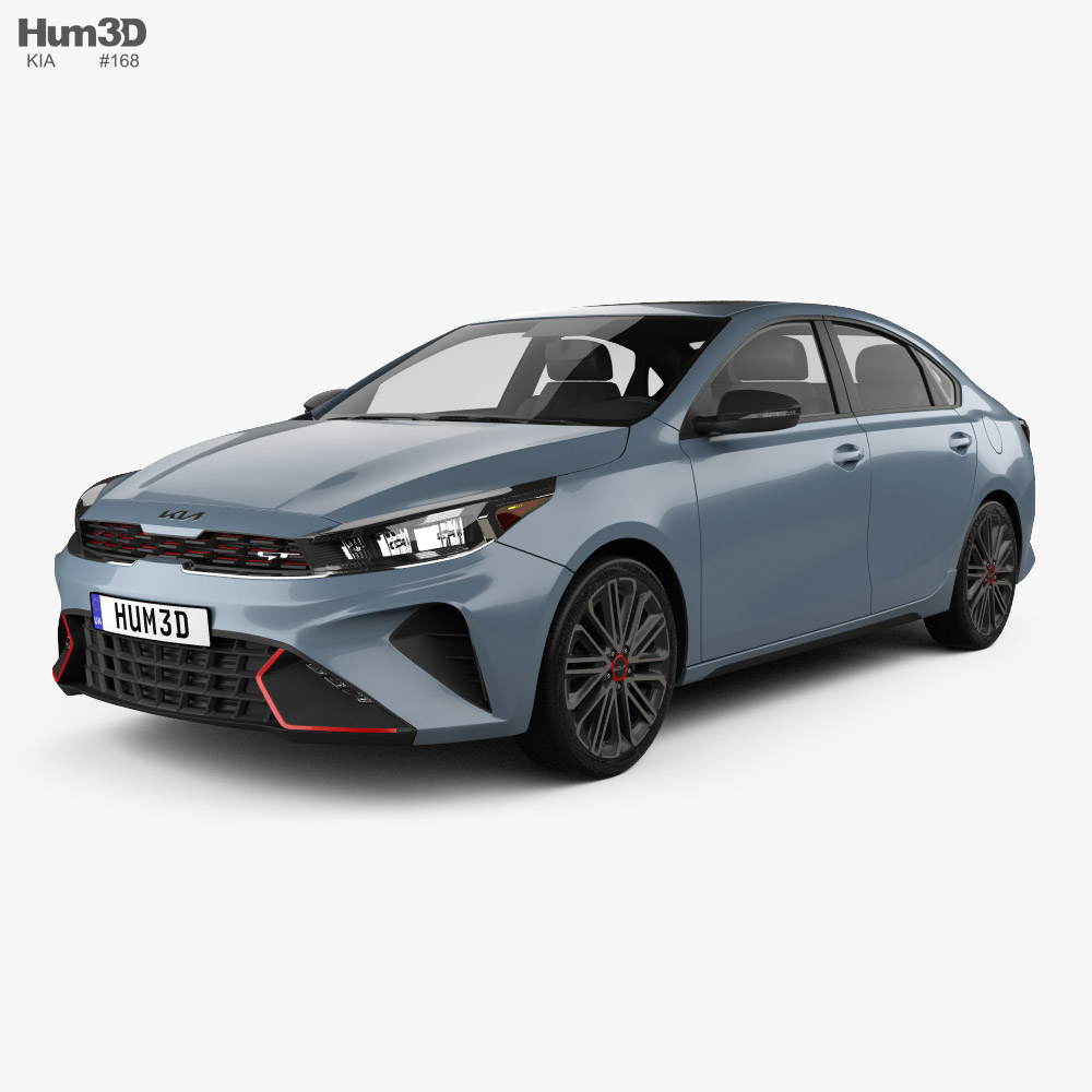 Kia Forte GT 2025 3D model - Download Sedan on 3DModels.org