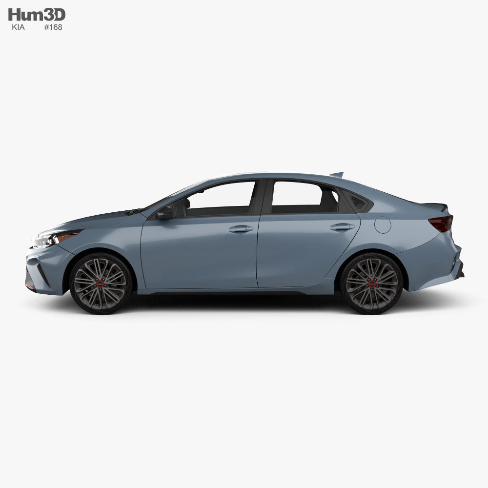 Kia Forte GT 2025 3D model - Download Sedan on 3DModels.org