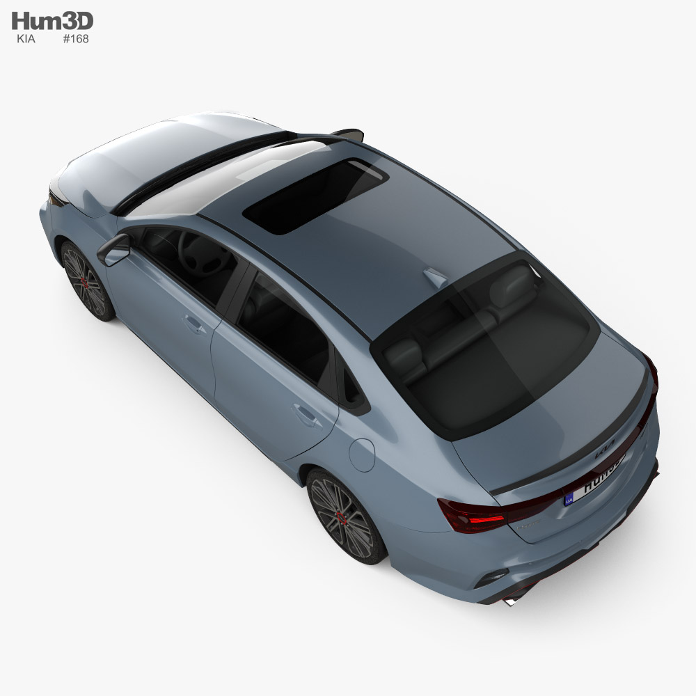Kia Forte GT 2025 3D model - Download Sedan on 3DModels.org