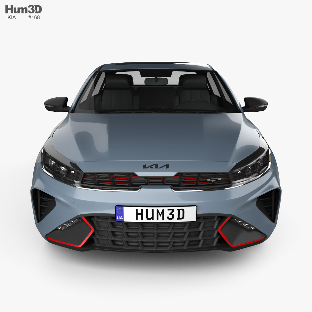 Kia Forte GT 2025 3D model - Download Sedan on 3DModels.org
