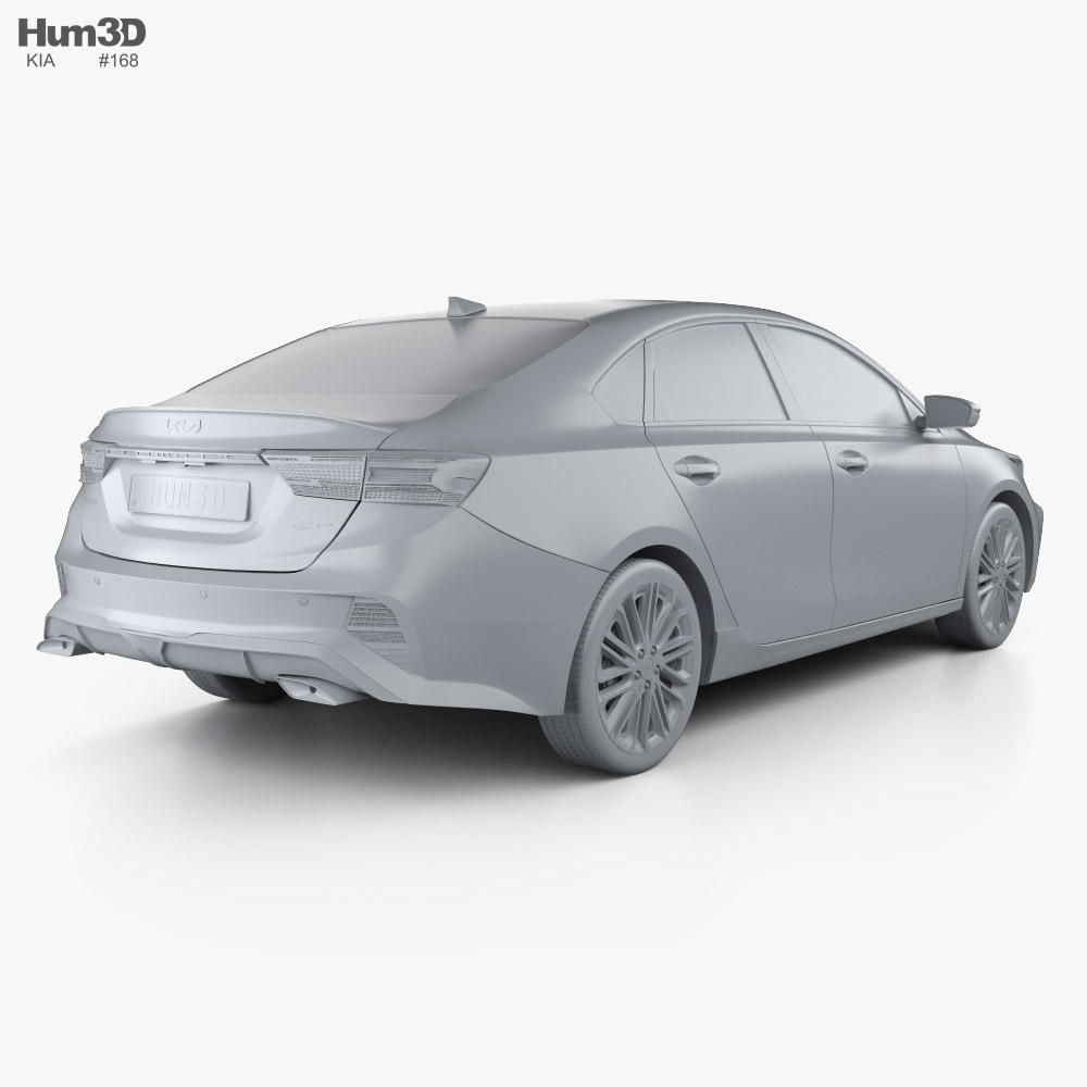 Kia Forte GT 2025 3D model - Download Sedan on 3DModels.org