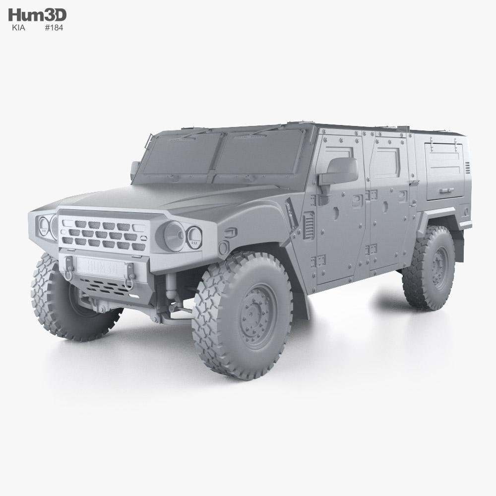 Kia KLTV K151 Bulletproof Command Center 2019 3D model - Download ...