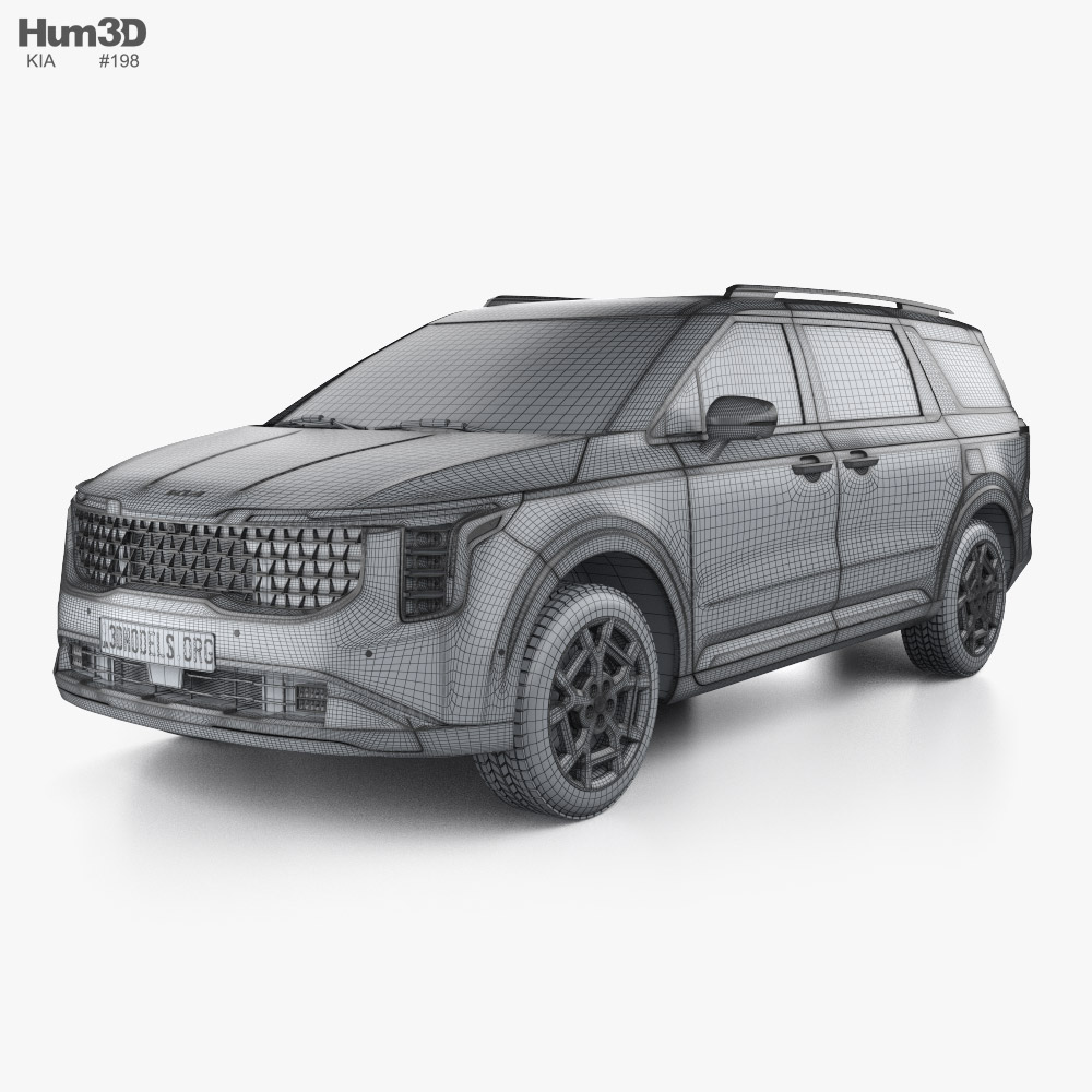 Kia Carnival HEV 2025 3D model - Download Van on 3DModels.org