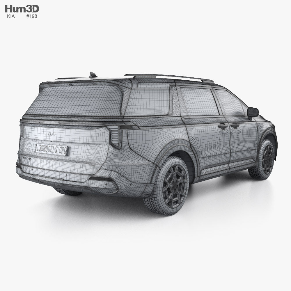 Kia Carnival HEV 2025 3D model - Download Van on 3DModels.org