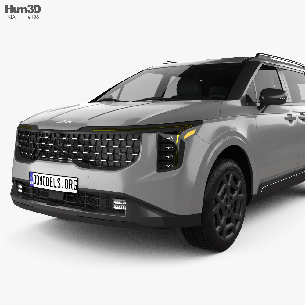 Kia Carnival HEV 2025 3D model - Download Van on 3DModels.org