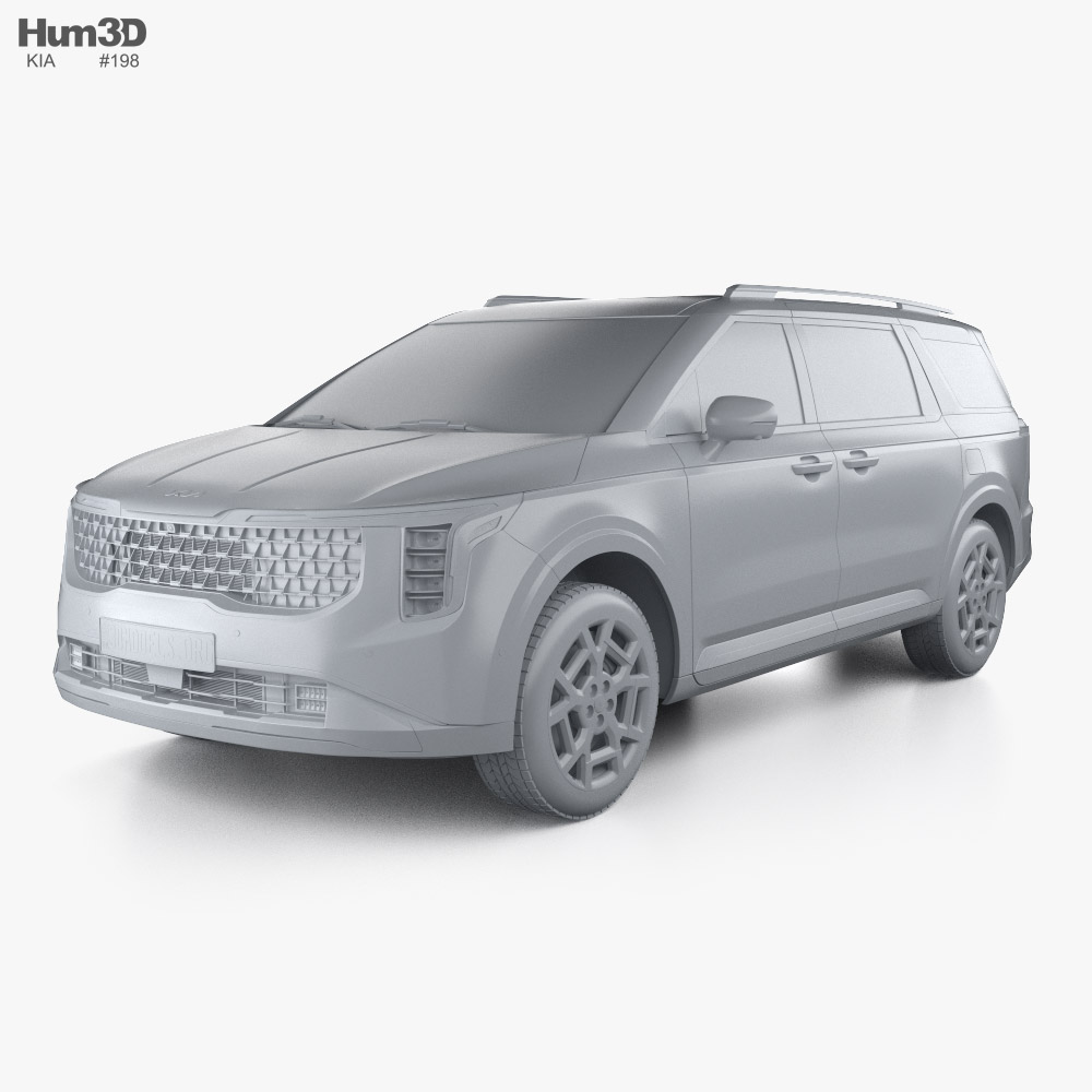 Kia Carnival HEV 2025 3D model - Download Van on 3DModels.org