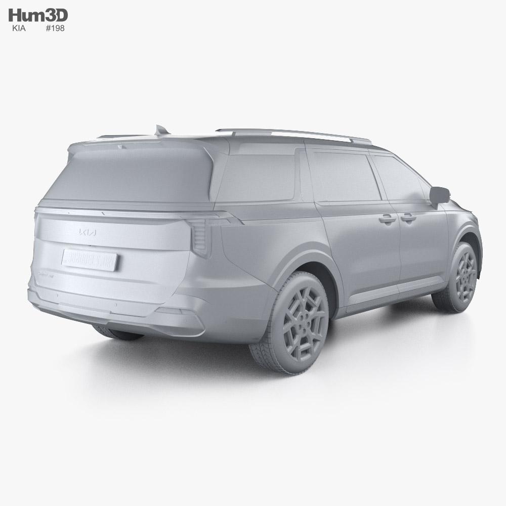 Kia Carnival HEV 2025 3D model - Download Van on 3DModels.org