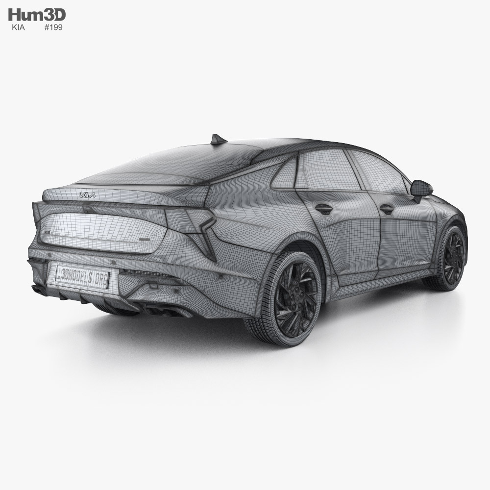 Kia K5 GT 2025 3D model - Download Sedan on 3DModels.org