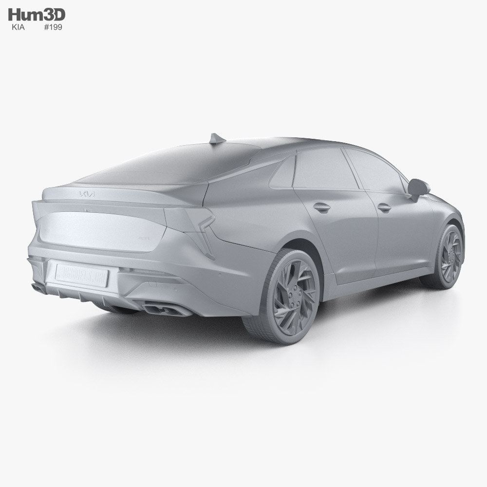 Kia K5 GT 2025 3D model - Download Sedan on 3DModels.org