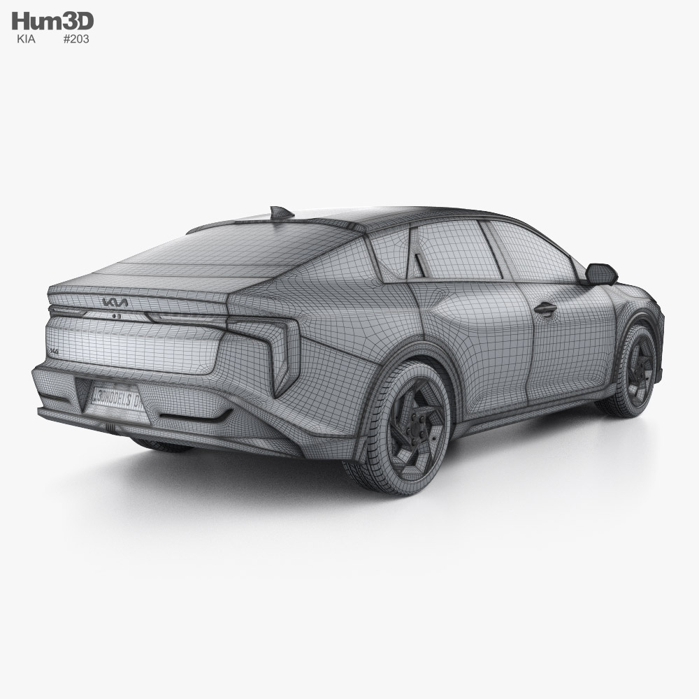 Kia K4 2025 3D model - Download Sedan on 3DModels.org