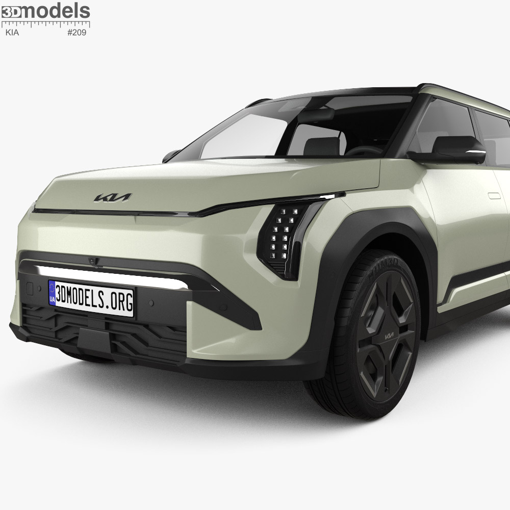 Kia EV3 GT-Line 2025 3D model - Download Hatchback on 3DModels.org