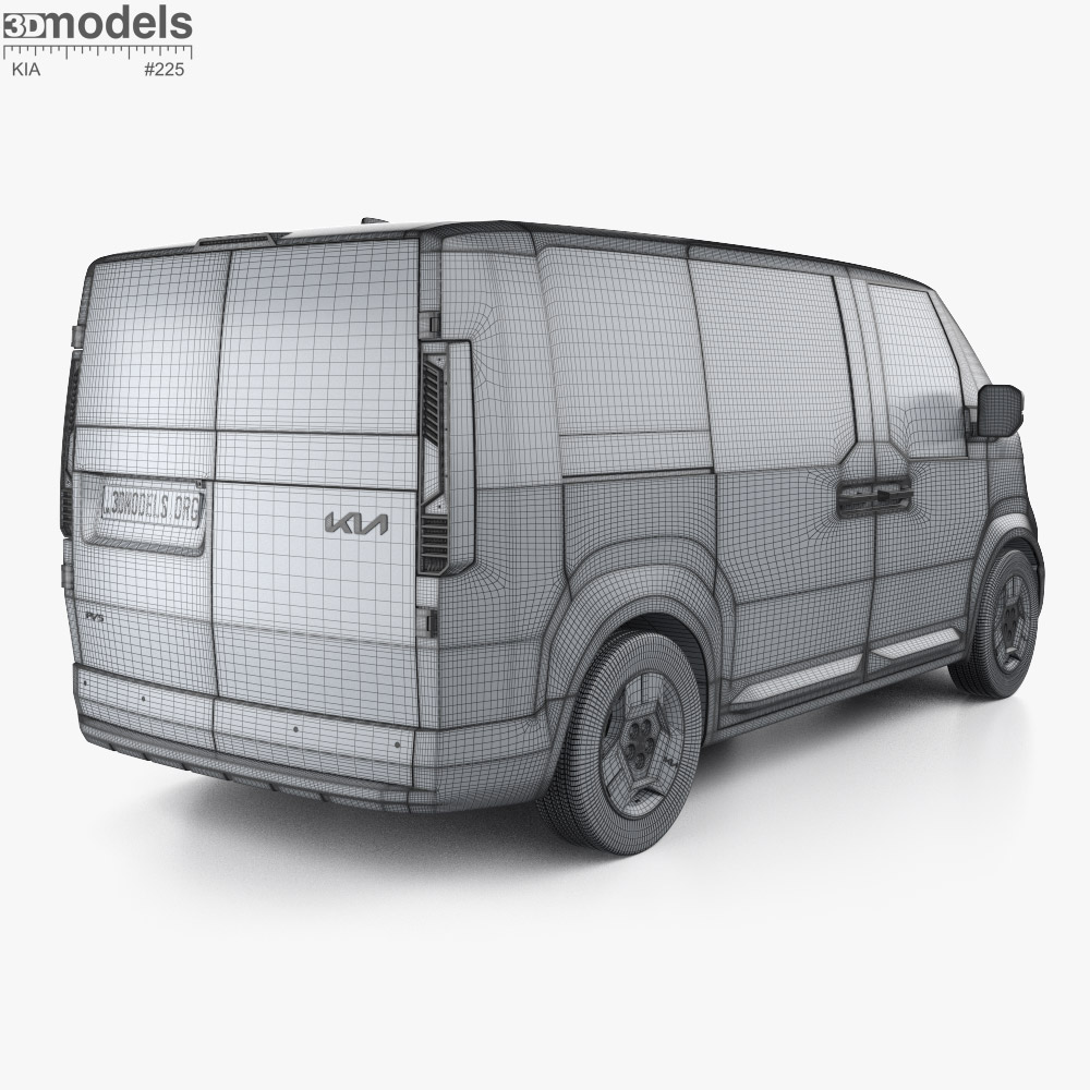 Kia PV5 Cargo Van 2025 3D model - Download Van on 3DModels.org