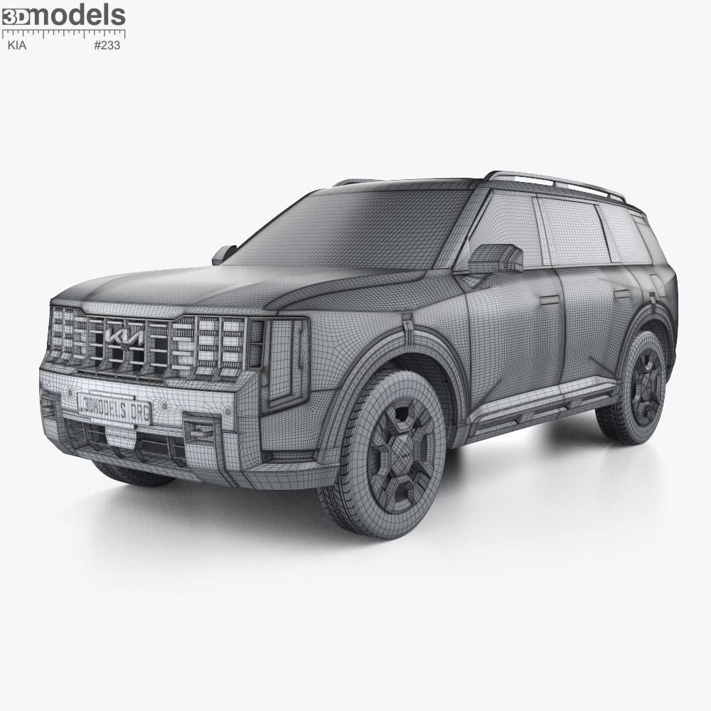 Kia Telluride X Pro 2025 Modello 3D - Scarica Crossover SUV on 3DModels.org