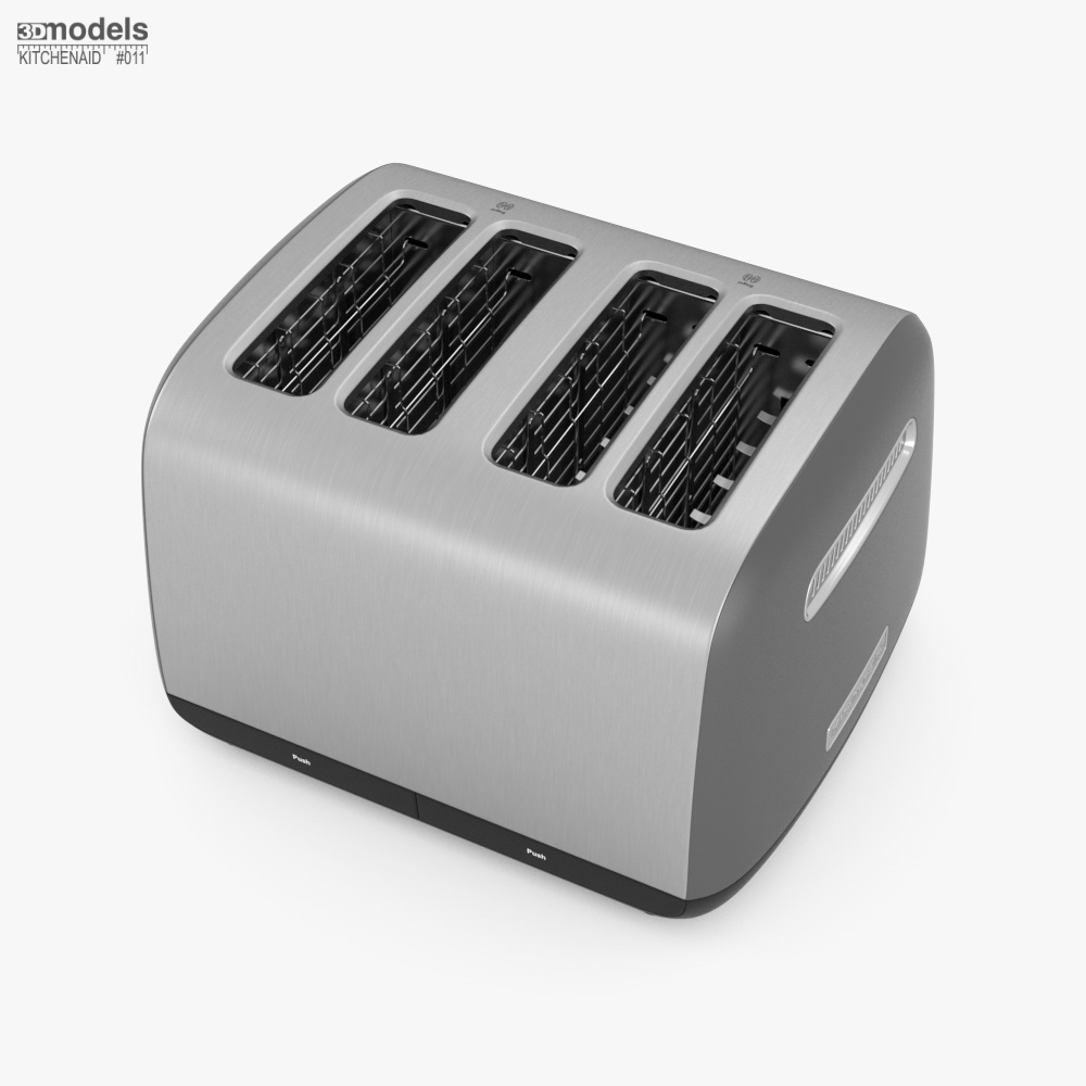 KitchenAid 4-Slice Toaster with Manual High-Lift Lever Contour Silver ...
