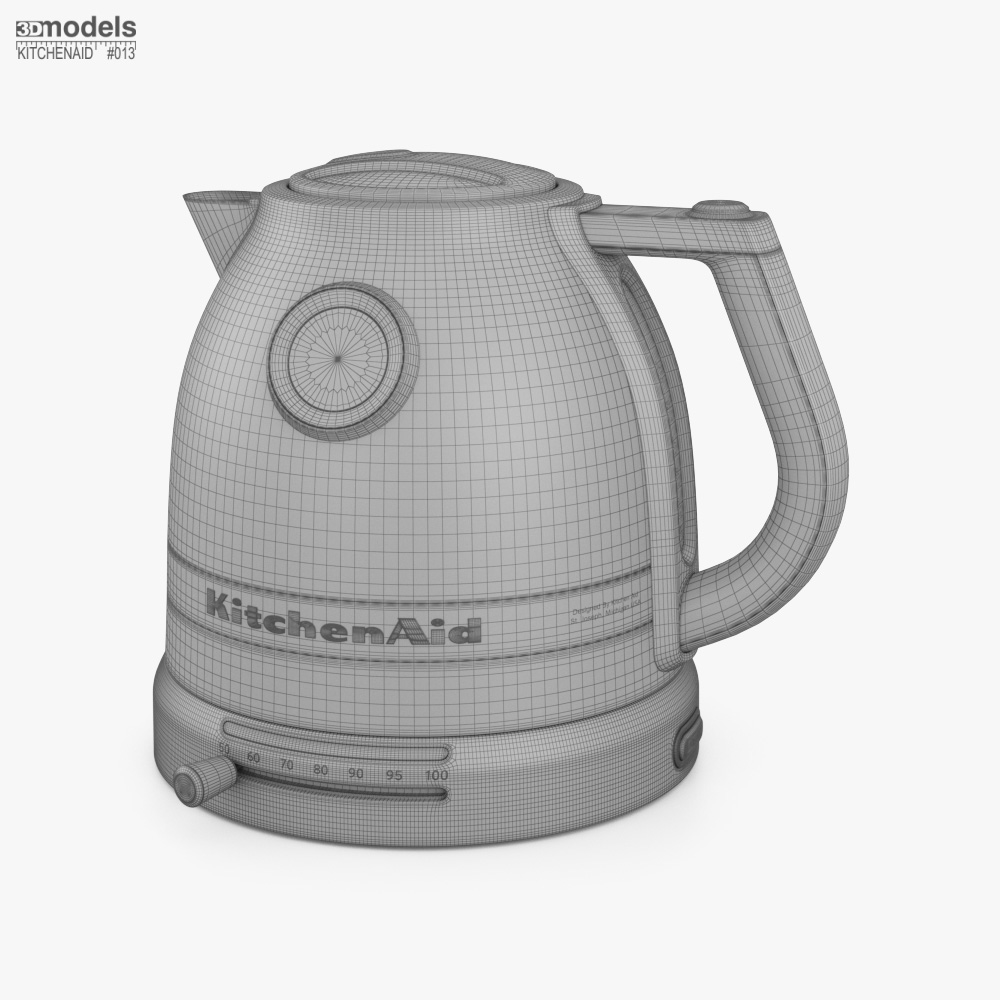 KitchenAid Pro Line 시리즈 매트 블랙 전기 주전자 3D 모델 - 다운로드 가전 제품 on 3DModels.org