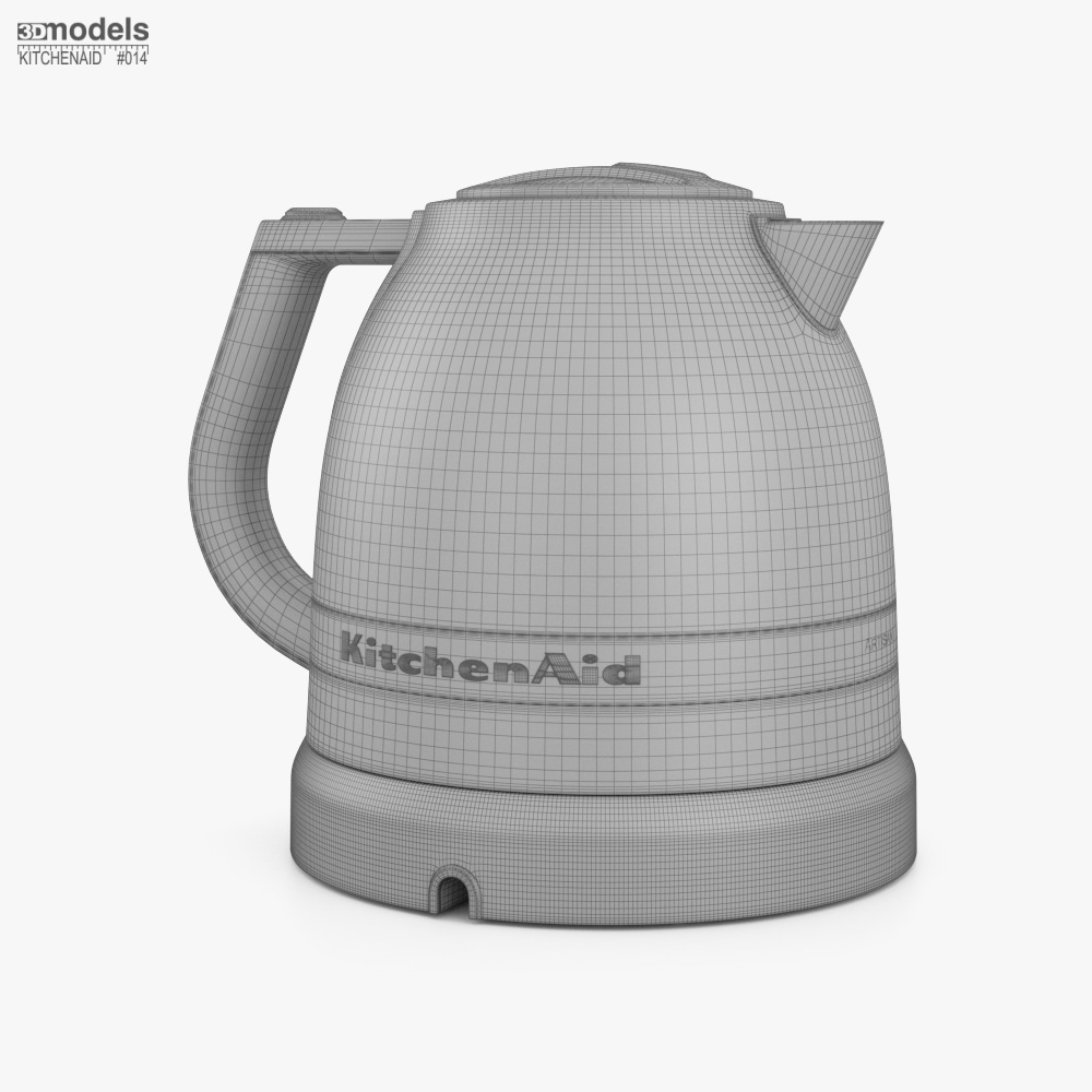 KitchenAid Pro Line Series Electric Kettle Frosted Pearl White 3D model ...