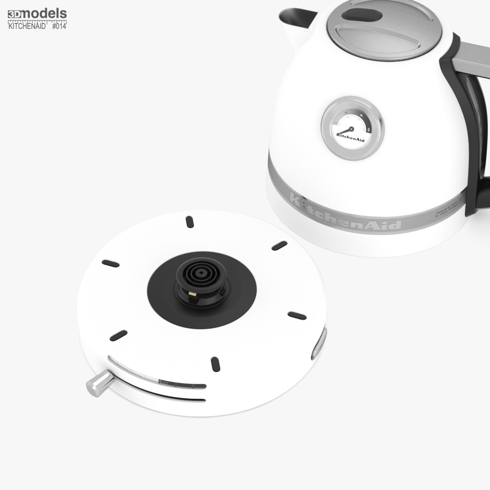 KitchenAid Pro Line Series Electric Kettle Frosted Pearl White 3D model ...