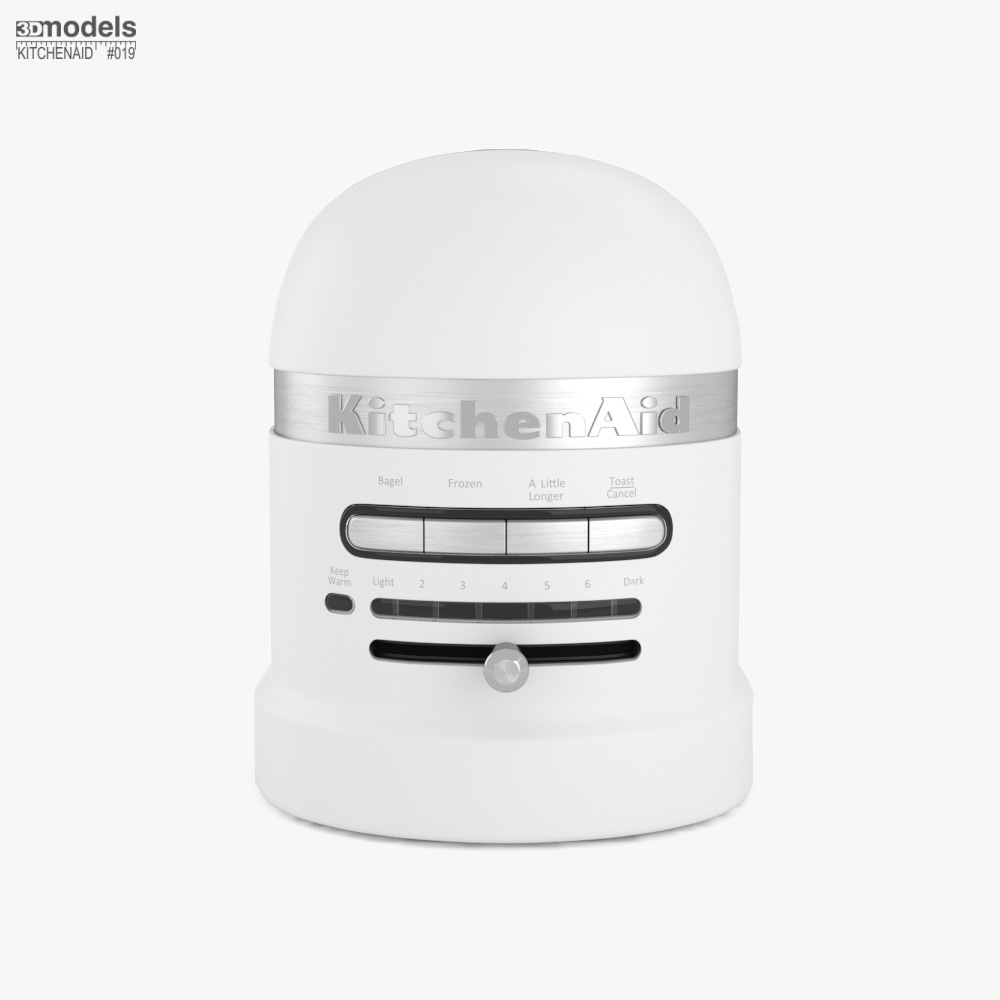 KitchenAid Pro Line 2 Slice Automatic Toaster Frosted Pearl White 3D ...