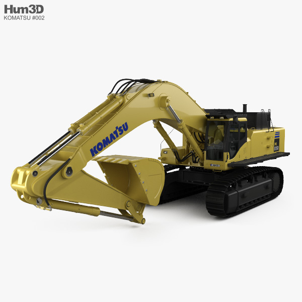 Komatsu Tractor 3D Models for Download - 3DModels.org