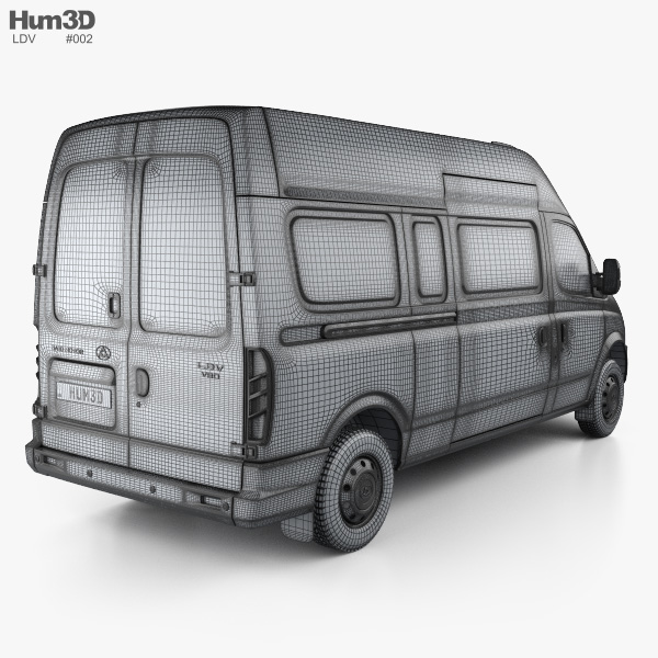 LDV V80 (Maxus) L2H3 2017 3D model - Download Van on 3DModels.org