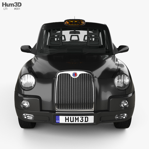 LTI TX4 London Taxi 2014 3D model - Download Van on 3DModels.org