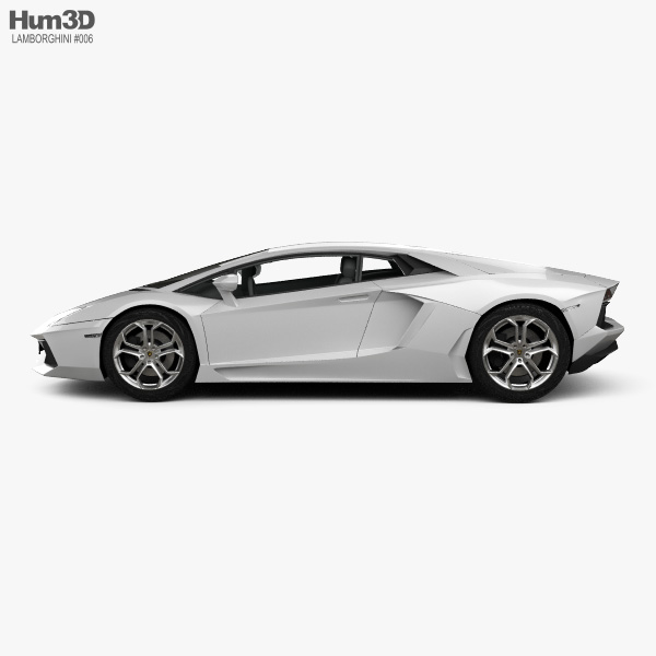 Lamborghini Aventador 2014 3D model - Download Sports car on 3DModels.org