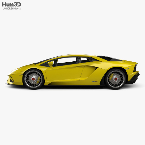 Lamborghini Aventador S 2020 3D model - Download Sports car on 3DModels.org