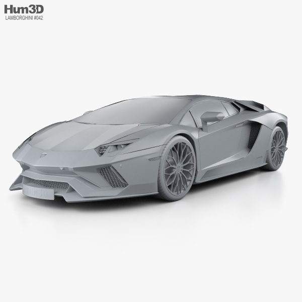 Lamborghini Aventador S 2020 3D model - Download Sports car on 3DModels.org