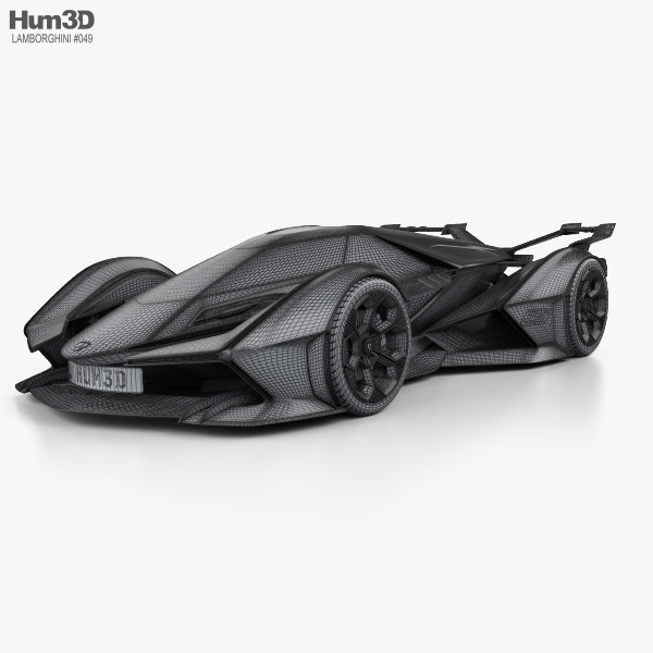 Lamborghini V12 Vision Gran Turismo 2021 3D 모델 - 다운로드 Sports car on ...