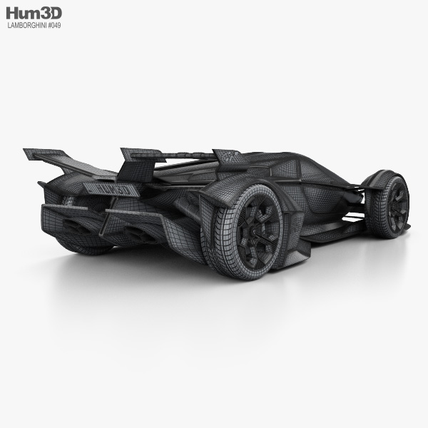 Lamborghini V12 Vision Gran Turismo 2021 3D model - Download Sports car ...