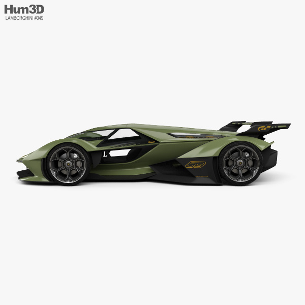 Lamborghini V12 Vision Gran Turismo 2021 3D model - Download Sports car ...