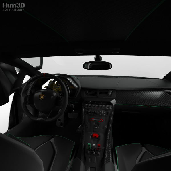 Lamborghini Veneno Interior 4k