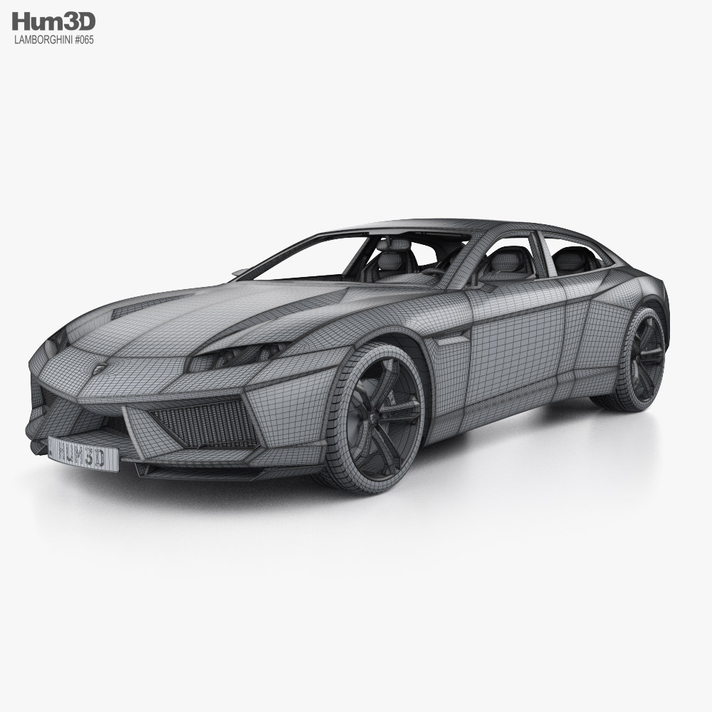 Lamborghini Estoque with HQ interior 2011 3D model - Download Sedan on ...
