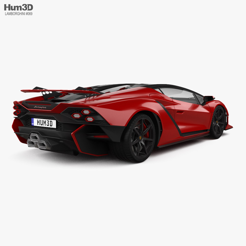 Lamborghini Invencible 2025 3D model - Download Sports car on 3DModels.org
