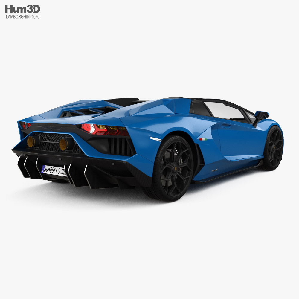 Lamborghini Aventador Roadster 2025 3D model - Download Sports car on ...