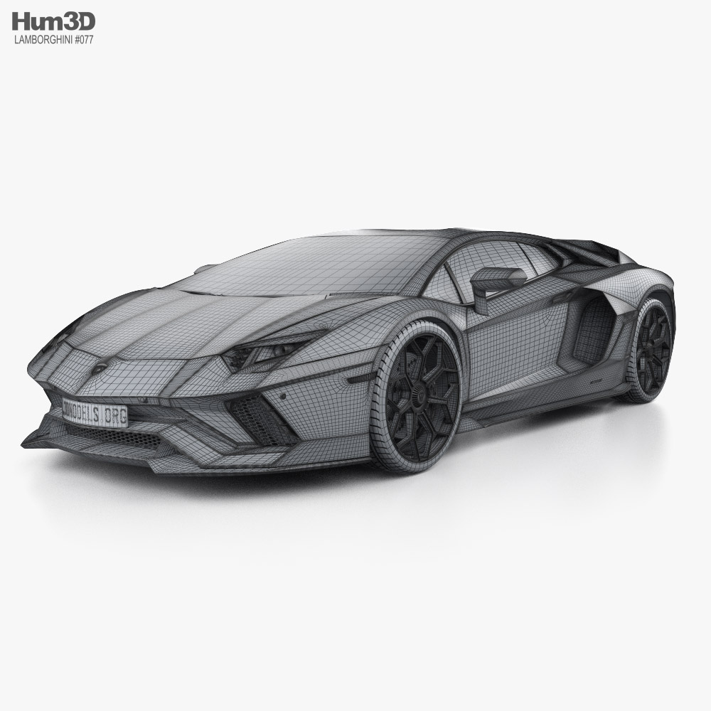 Lamborghini Aventador LP 780 4 Ultimae LB834 2025 3D model - Download ...