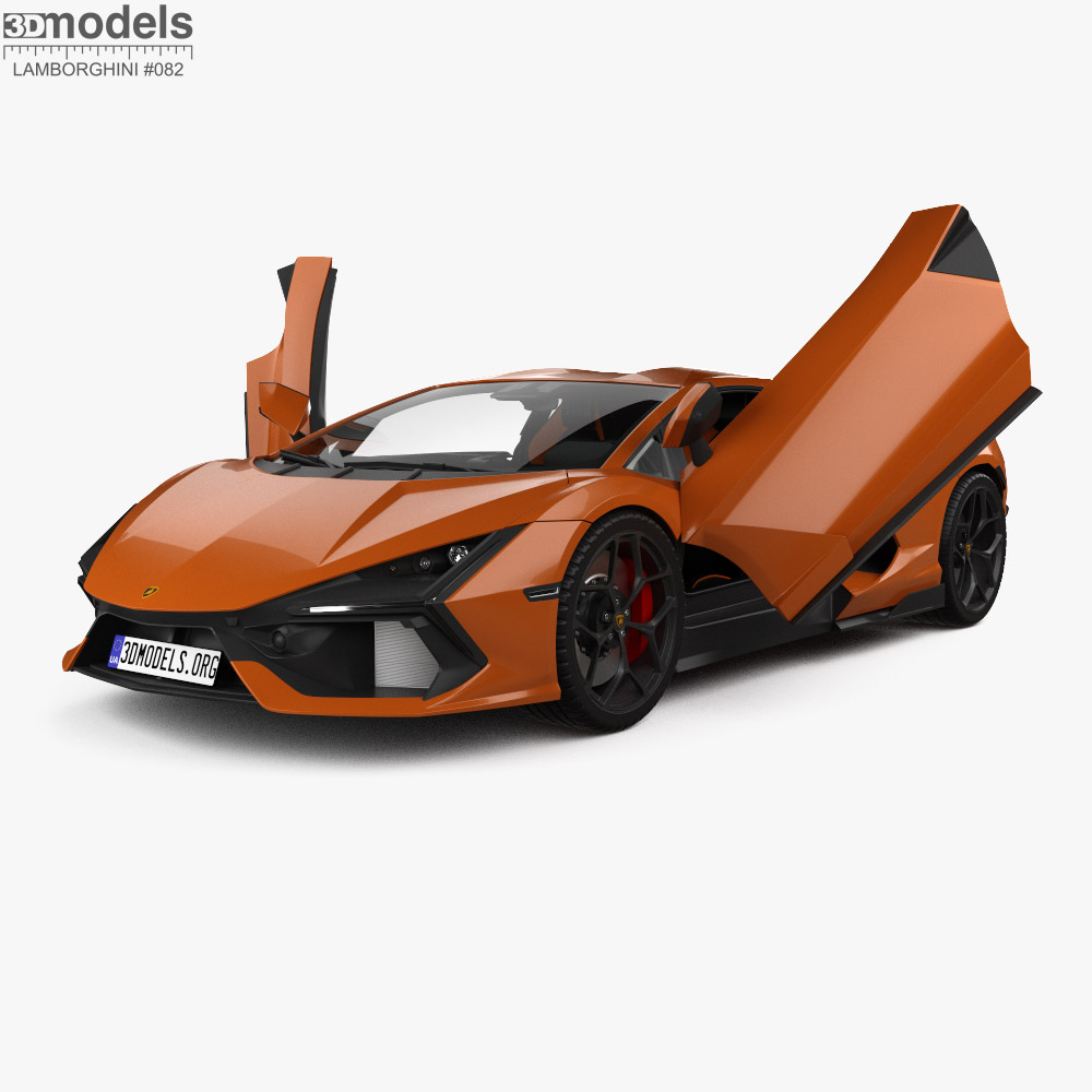 Lamborghini Revuelto with HQ interior 2024 3D model - Download Sports ...