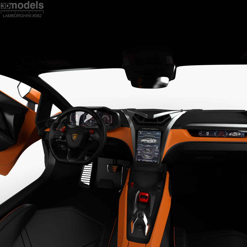 Lamborghini Revuelto with HQ interior 2024 3D model - Download Sports ...