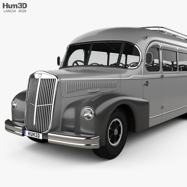 Lancia 3RO P Autobús 1947 Modelo 3D - Descargar Autobús on 3DModels.org