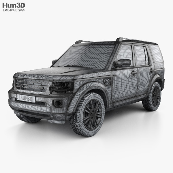 Land Rover Discovery 2017 3D model - Download Crossover SUV on 3DModels.org