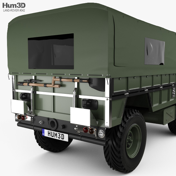Land Rover 101 Forward Control 1972 3D model - Download Truck on ...